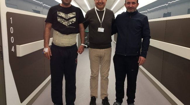 Her ikisi de bel fıtığı rahatsızlığı yaşayan Adem ve Harun Bıçakçı ...