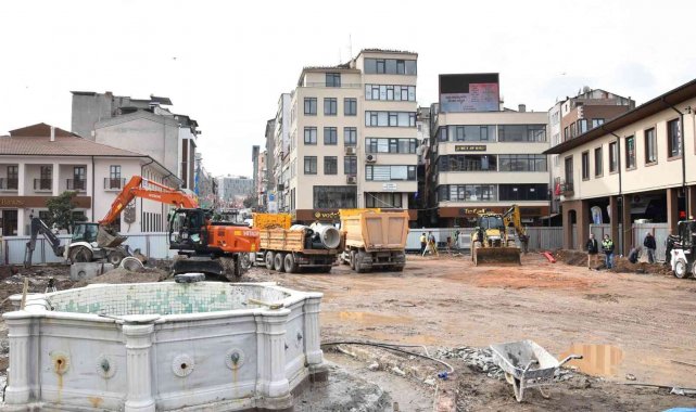 Balıkesir Büyükşehir Belediyesi, tarihi şadırvanın restorasyon ve çevre ...