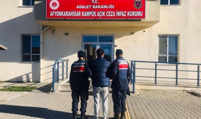 Afyonkarahisar'da hırsızlık suçu ve 8 yıl 15 ay kesinleşmiş hapis cezas ...