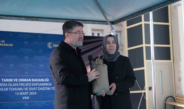 Tarım ve Orman Bakanı İbrahim Yumaklı, Mera Islahı Projesi kapsamında ...